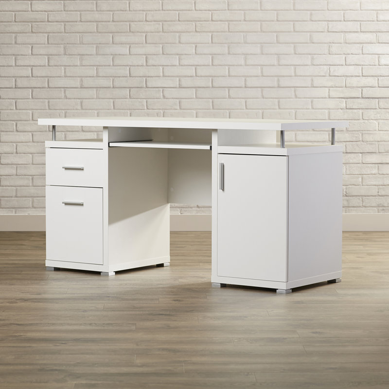 Wade Logan® Azayliah Computer Desk & Reviews | Wayfair