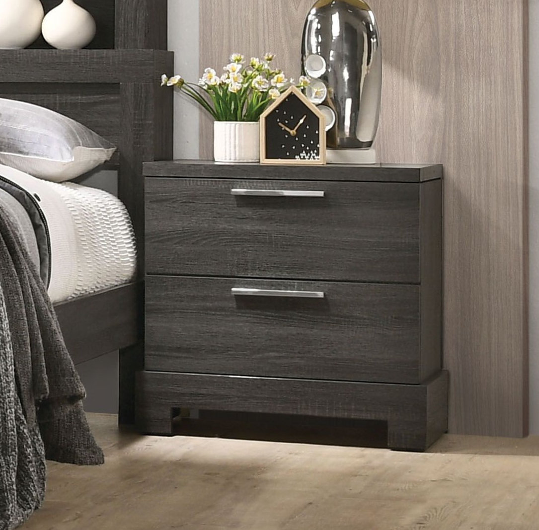 Latitude Run® Haygashen Utility Storage 2 Drawer Nightstand | Wayfair