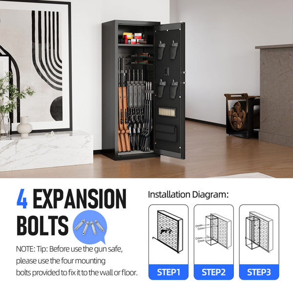 Kaer 10-12 Gun Safe,rifle Safe,gun Safes & Cabinets,gun Safes For Home ...
