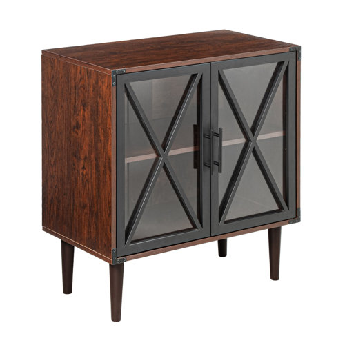 17 Stories Akiyoshi 30'' Bar Cabinet | Wayfair