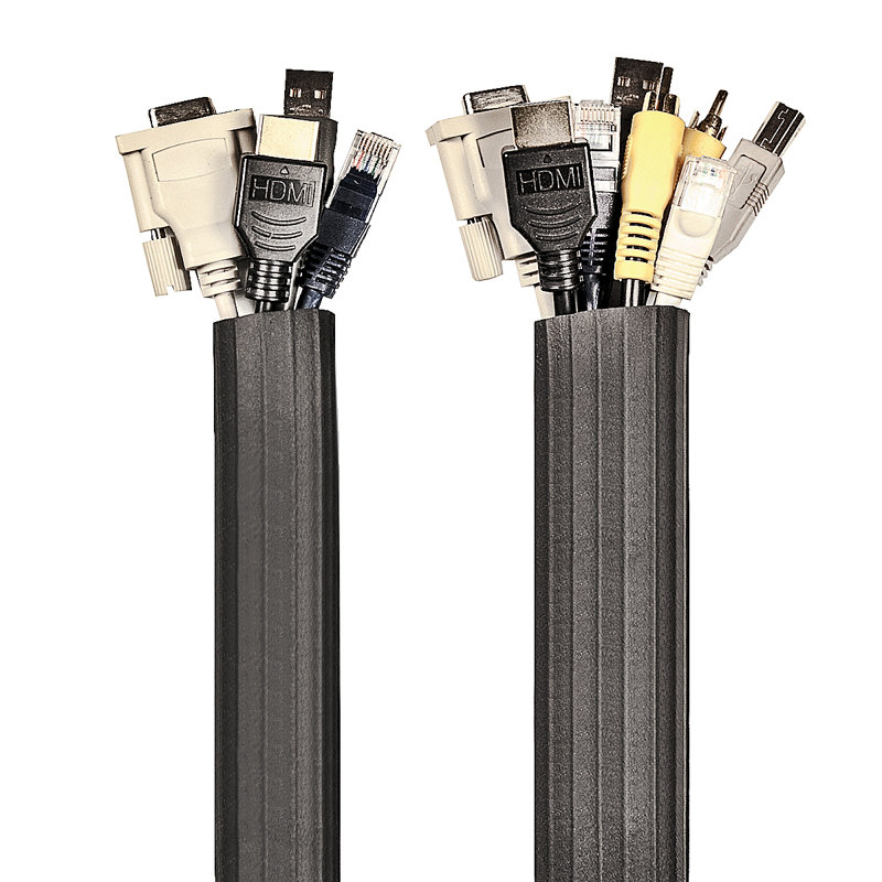 UT Wire Cable Management 12 Ft Flexi Cable Wrap & Reviews | Wayfair