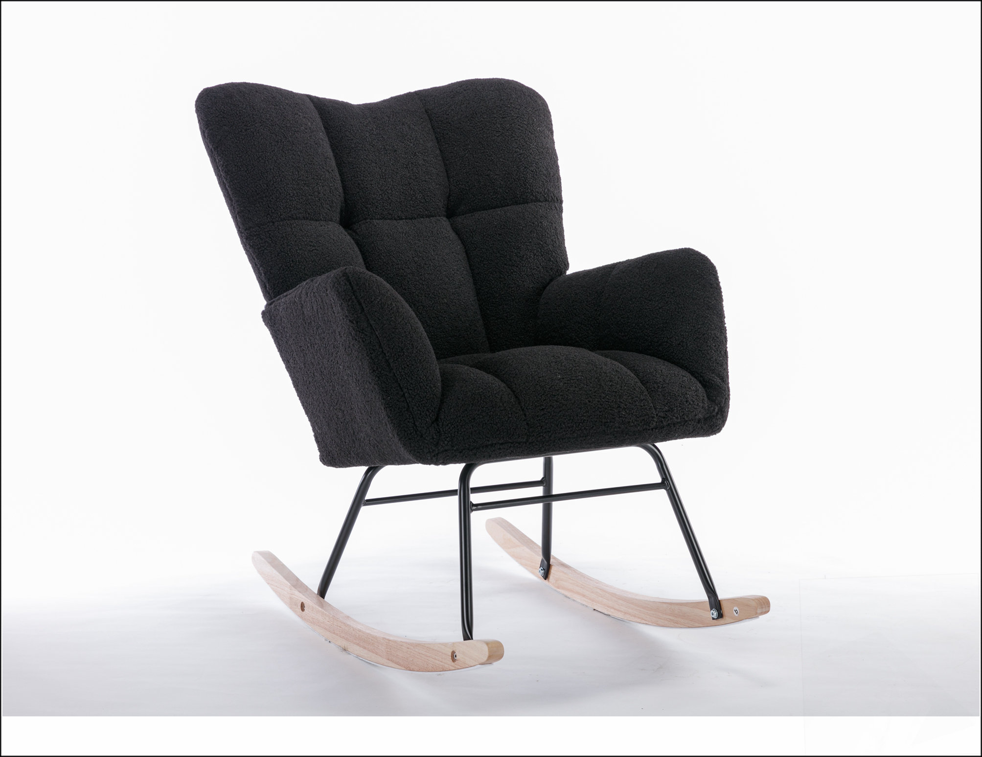 George Oliver Mid Century Modern Teddy Fabric Tufted Upholstered ...