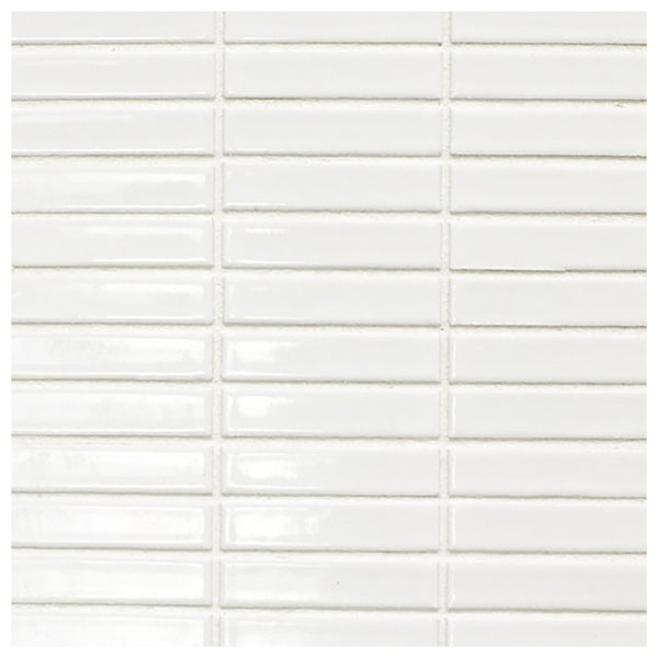 KDC Tile and Marble 2" x 0.4" Ceramic Grid Mosaic Wall & Floor Tile ...