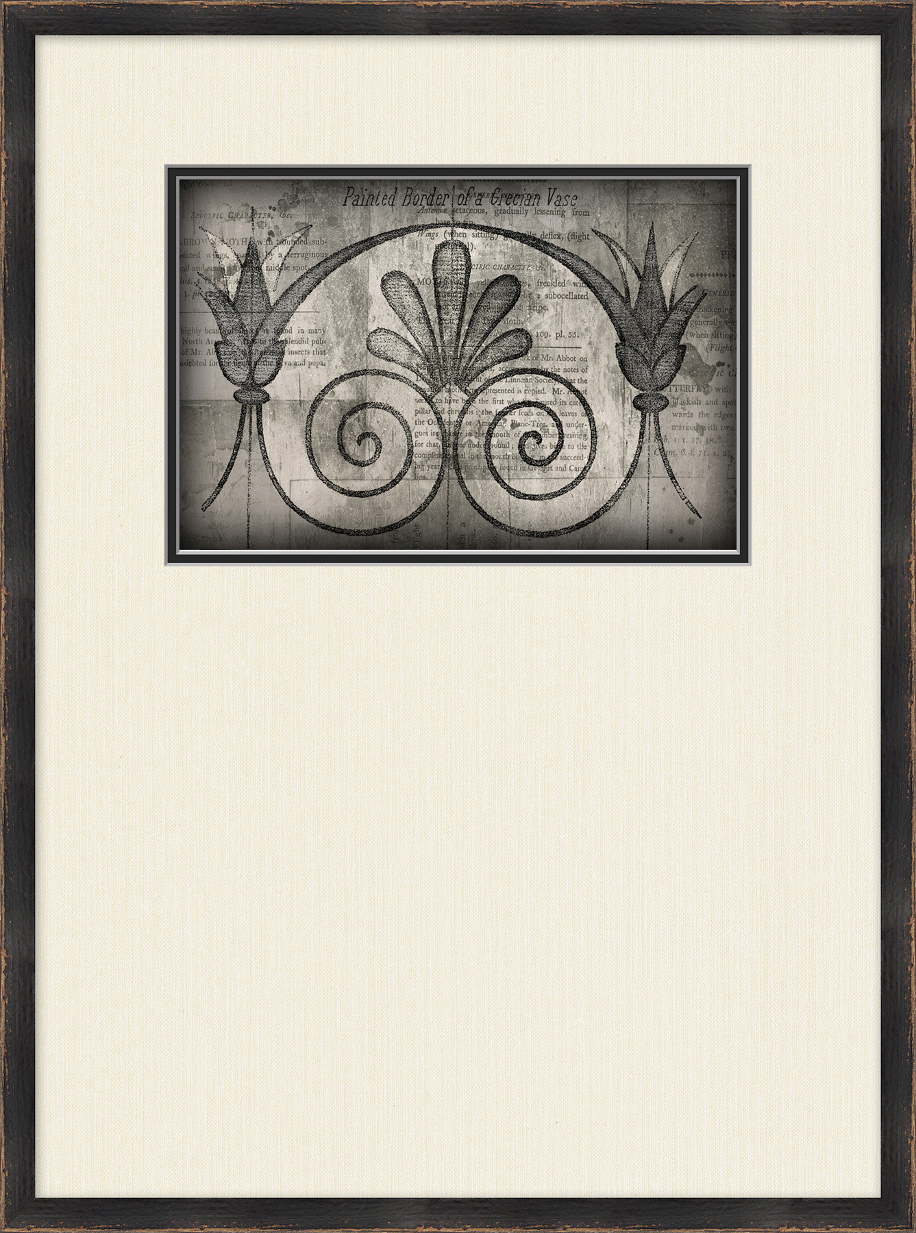 Wendover Art Group Capital Detail 8 - PIcture Frame Drawing Print on ...