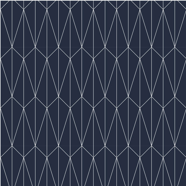 Mitchell Black Geometric Tile | Wayfair