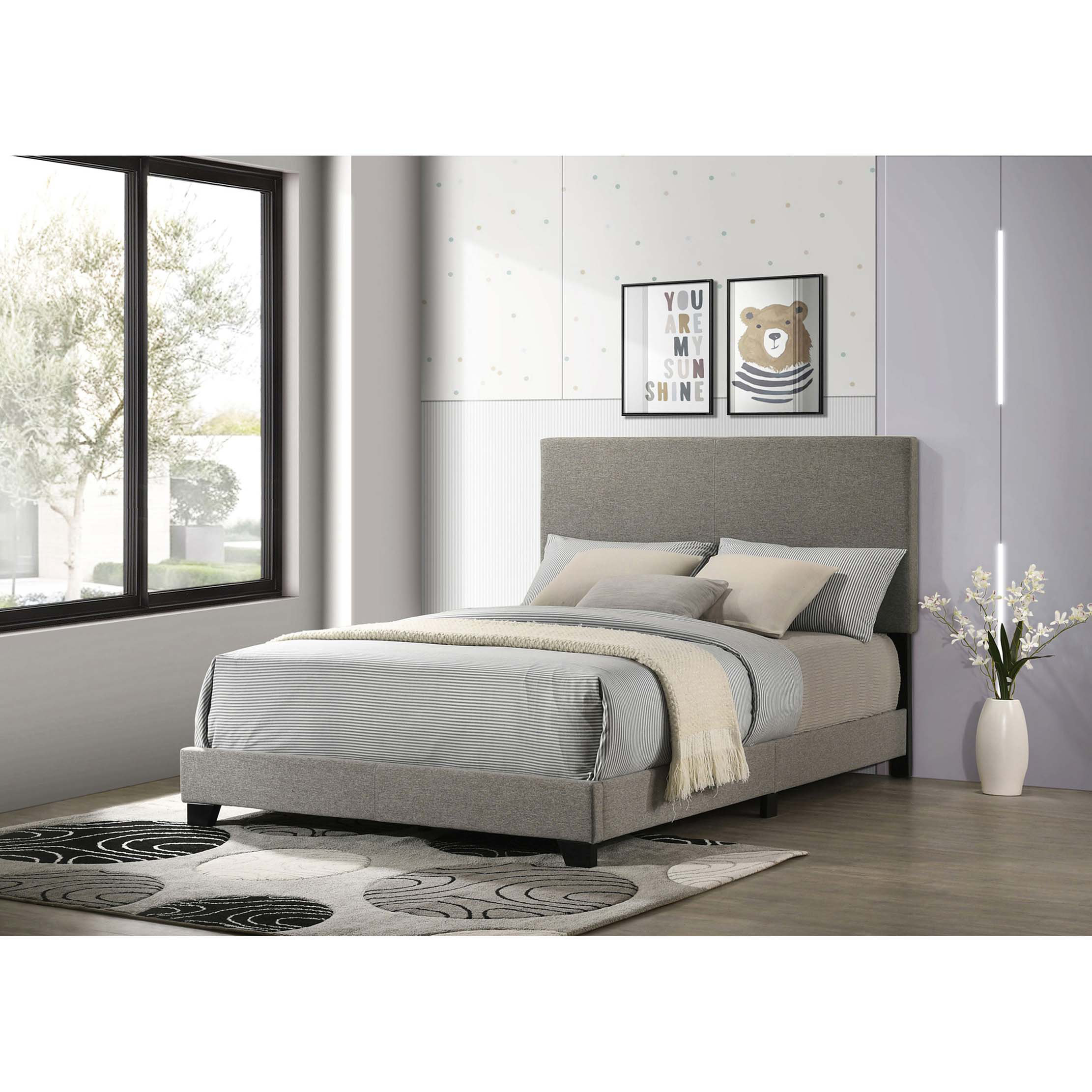 Latitude Run® Efram Upholstered Full Panel Bed | Wayfair