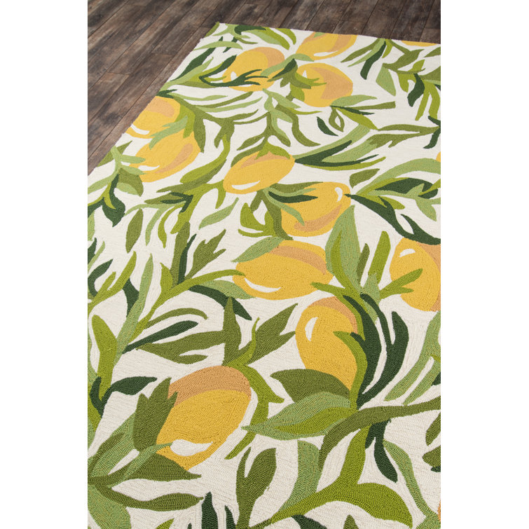 August Grove® Moten Hand Hooked Floral Rug & Reviews | Wayfair