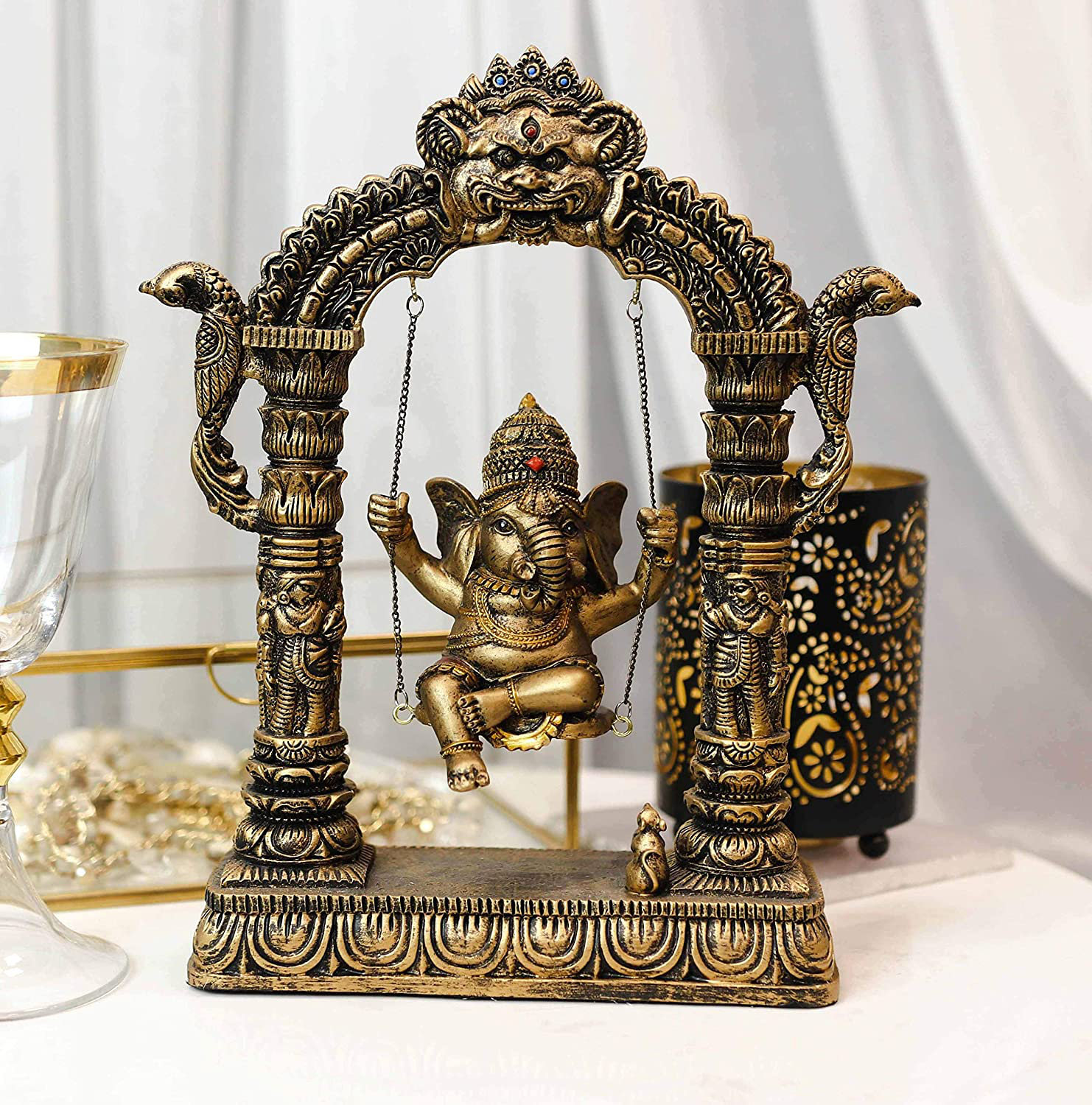 Trinx Angelamarie Hindu Supreme Elephant God Baby Ganesha Playing On ...