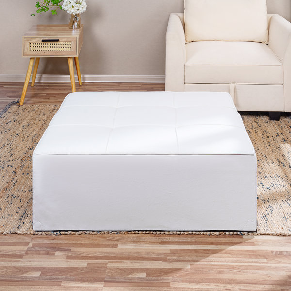 Latitude Run® Shenk Sleeper Convertible Ottoman Folding Upholstered ...