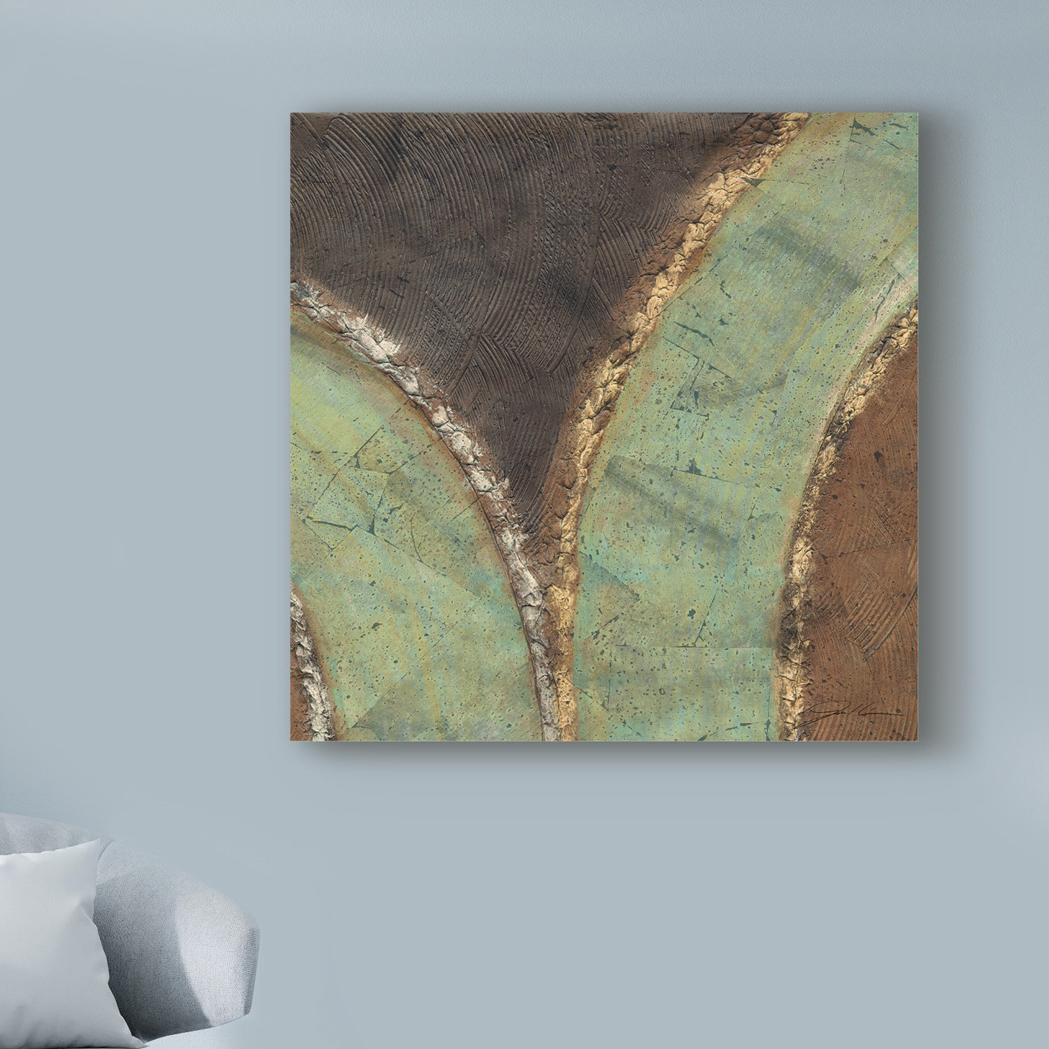 Bay Isle Home™ 'Pathways II' Acrylic Painting Print on Wrapped Canvas ...
