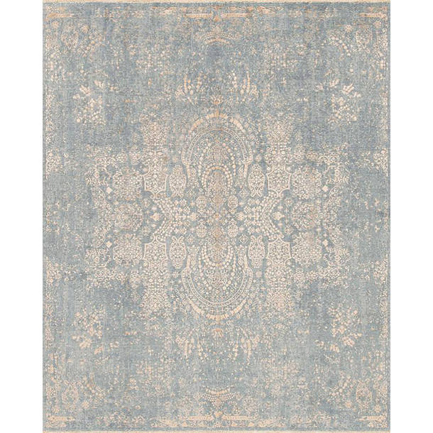 Samad Rugs Nirvana Couture Abstract Silver/Gold Area Rug | Perigold