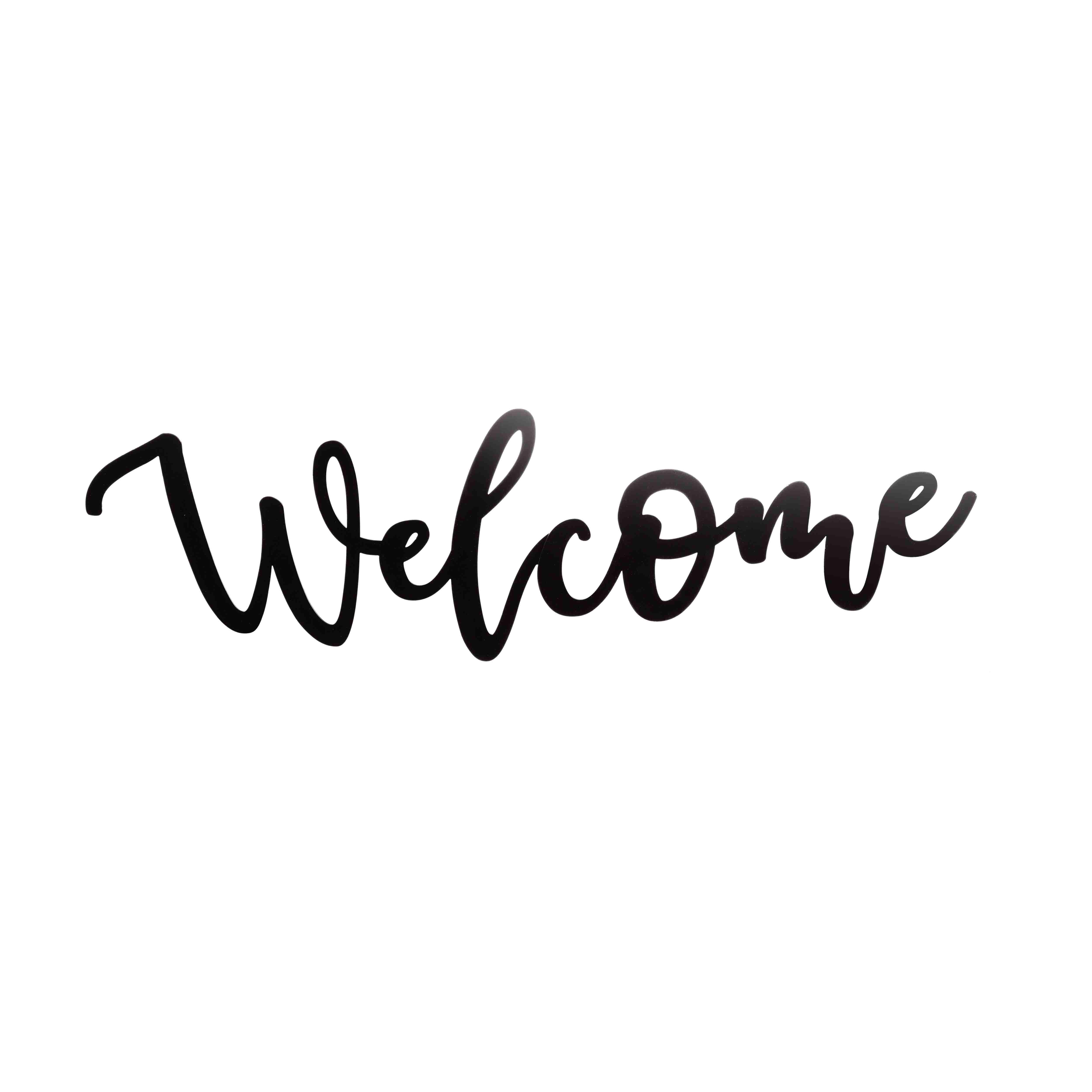 Red Barrel Studio® Welcome Above Door Sign Wall Décor | Wayfair