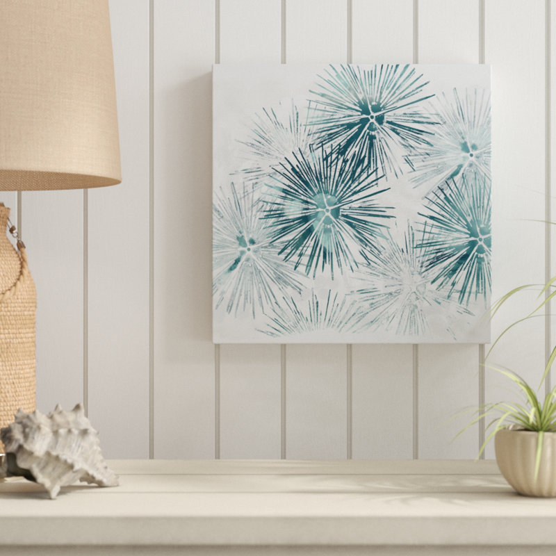 Highland Dunes 'Sea life Batik VI' Acrylic Painting Print on Wrapped ...