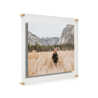 Cool Modern Frames Clear Acrylic Floating Picture Frame & Reviews | Wayfair