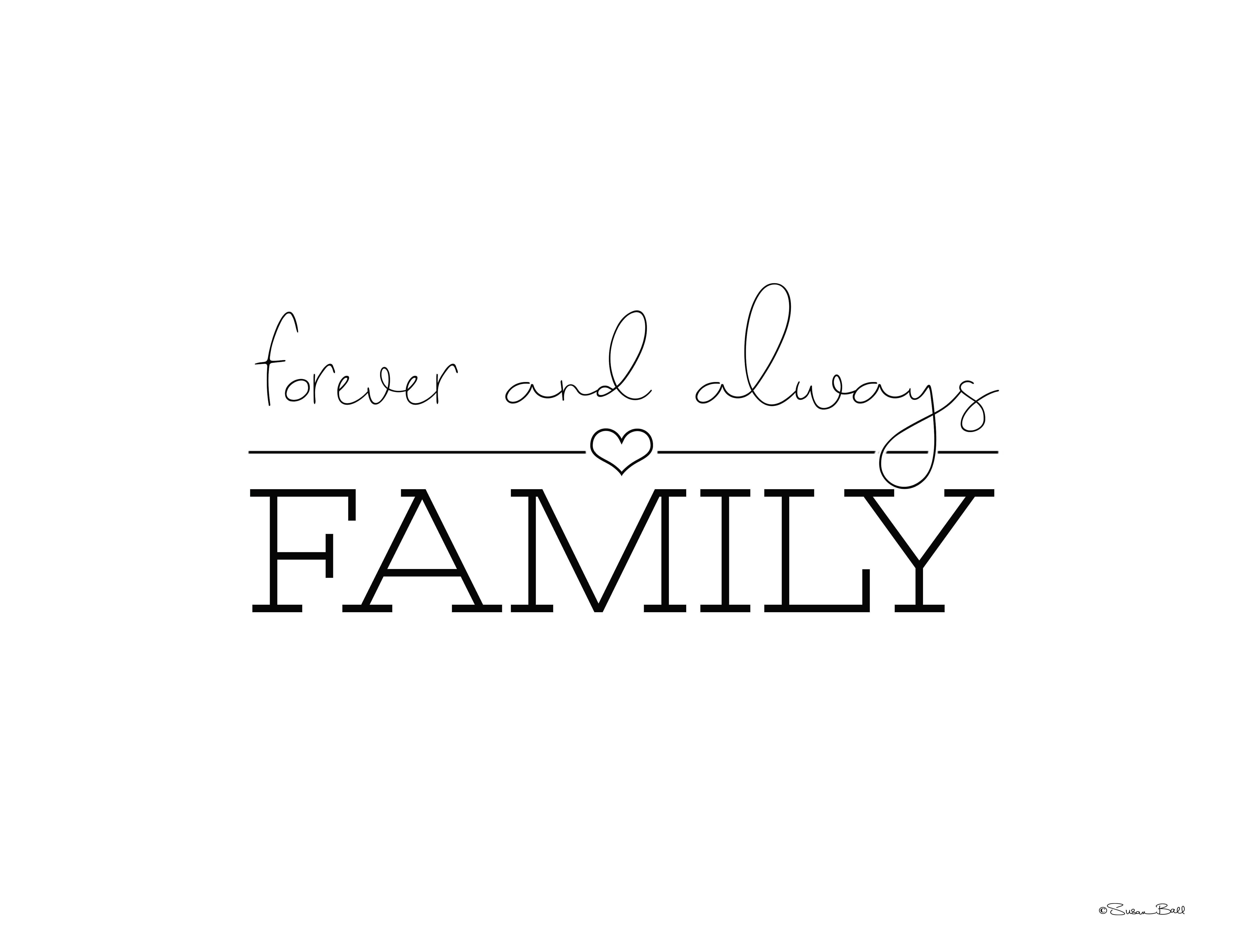 Trinx Forever and Always Family - Wrapped Canvas Textual Art | Wayfair