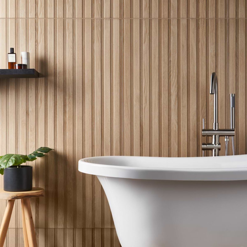 TileBar Nobu 23.62 In. X 47.24 In. Matte Porcelain Floor And Wall Tile ...