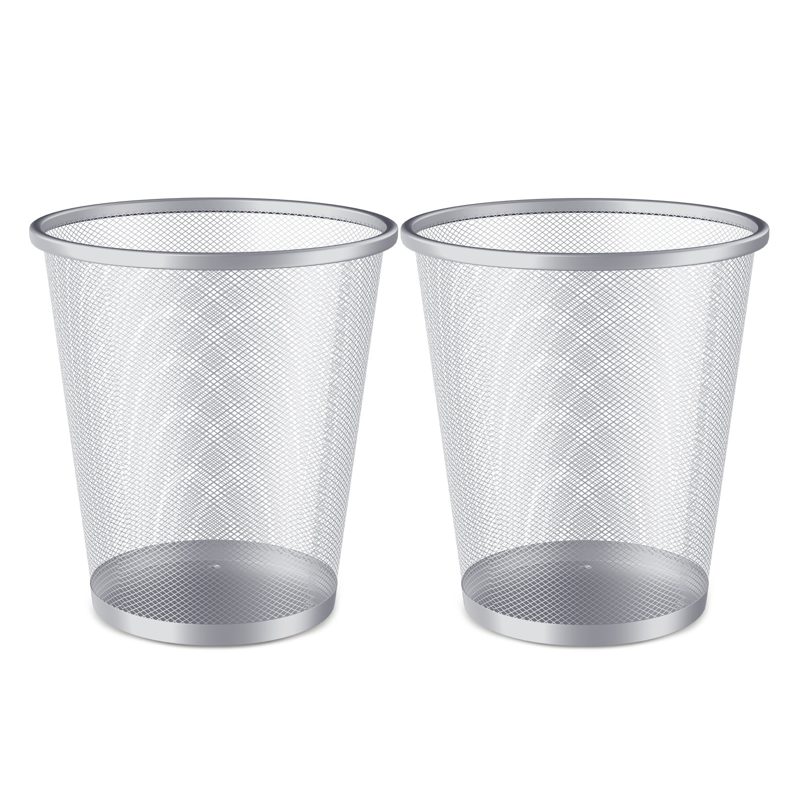 MoNiBloom 5 Gallon Mesh Trash Cans Wastebaskets Waste Basket Recycling ...