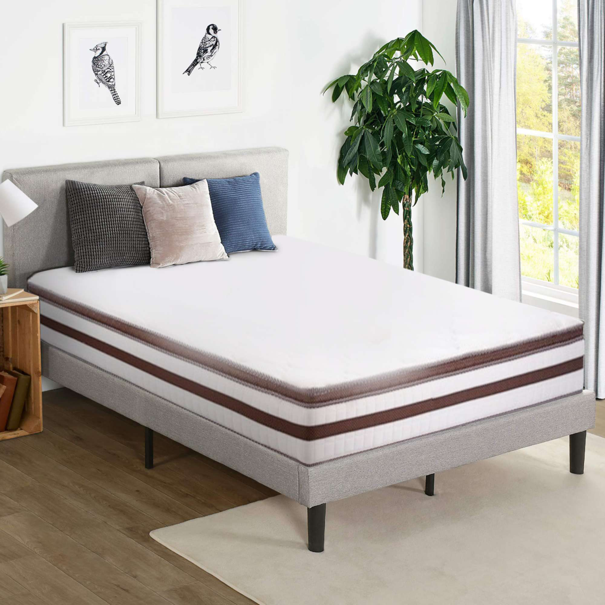 Alwyn Home Everalda Two-Sided Medium Innerspring Sofa Bed Mattress and ...