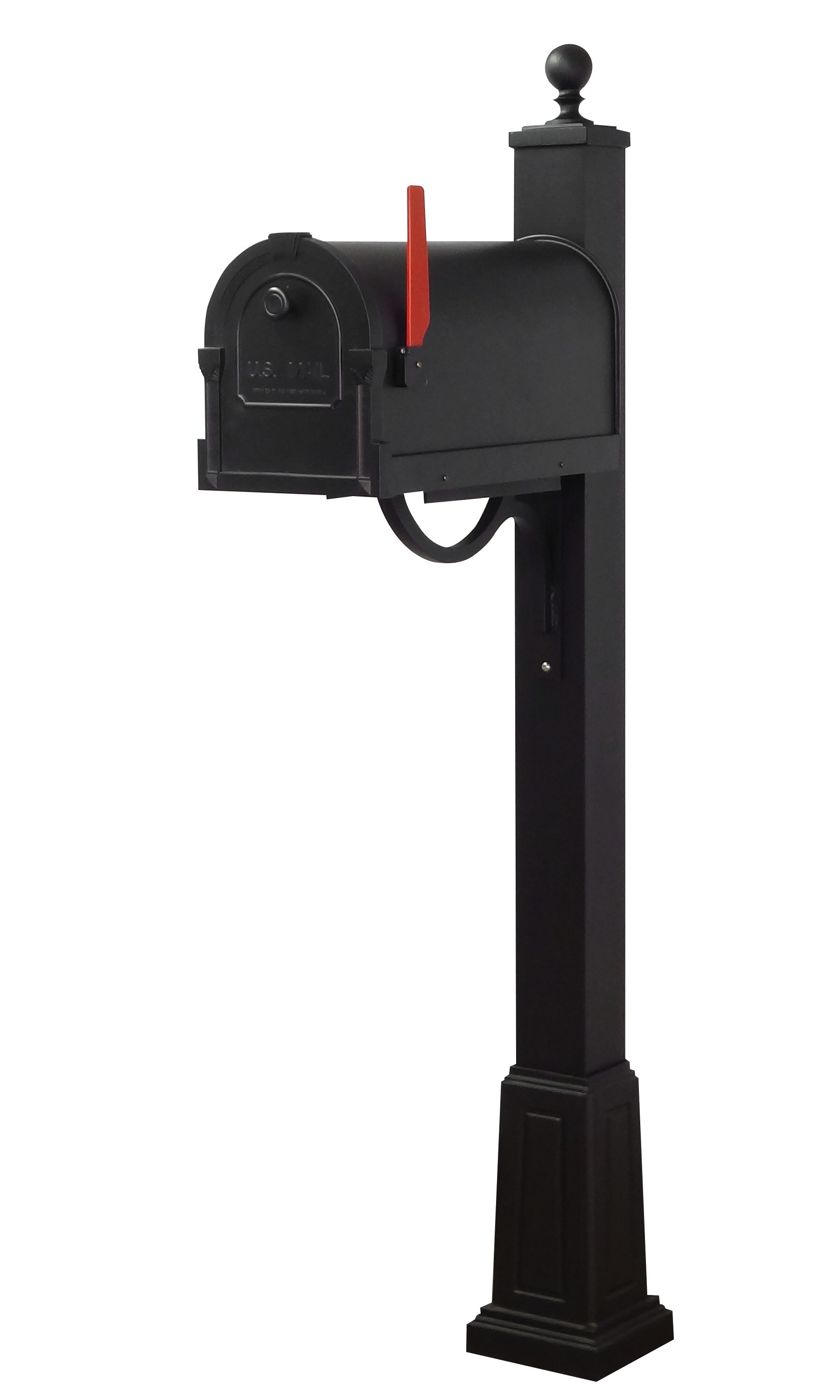 Special Lite Products Savannah Locking Post Mounted Mailbox | Wayfair