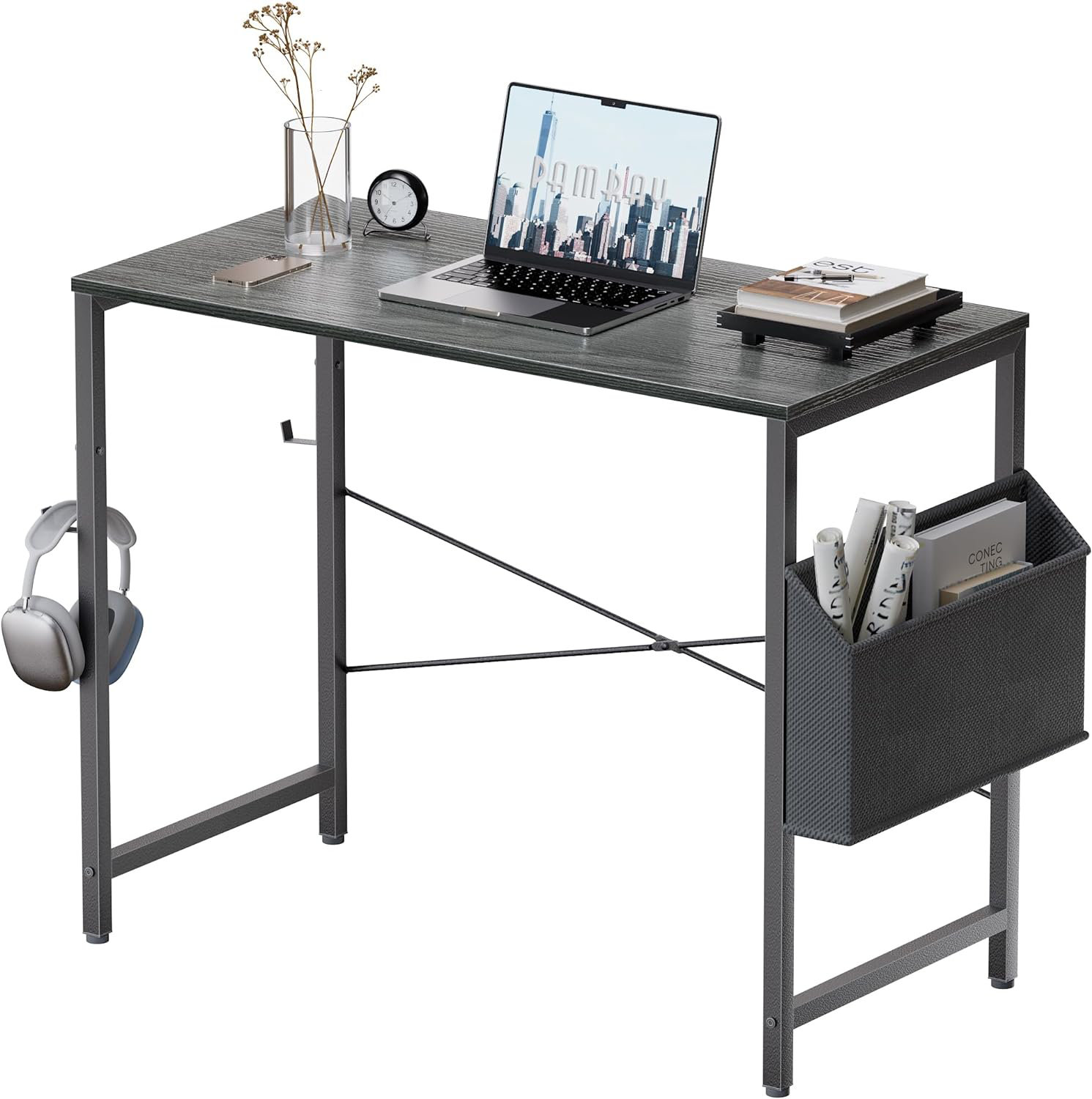 17 Stories Derya Metal Base Computer Desk - Wayfair Canada
