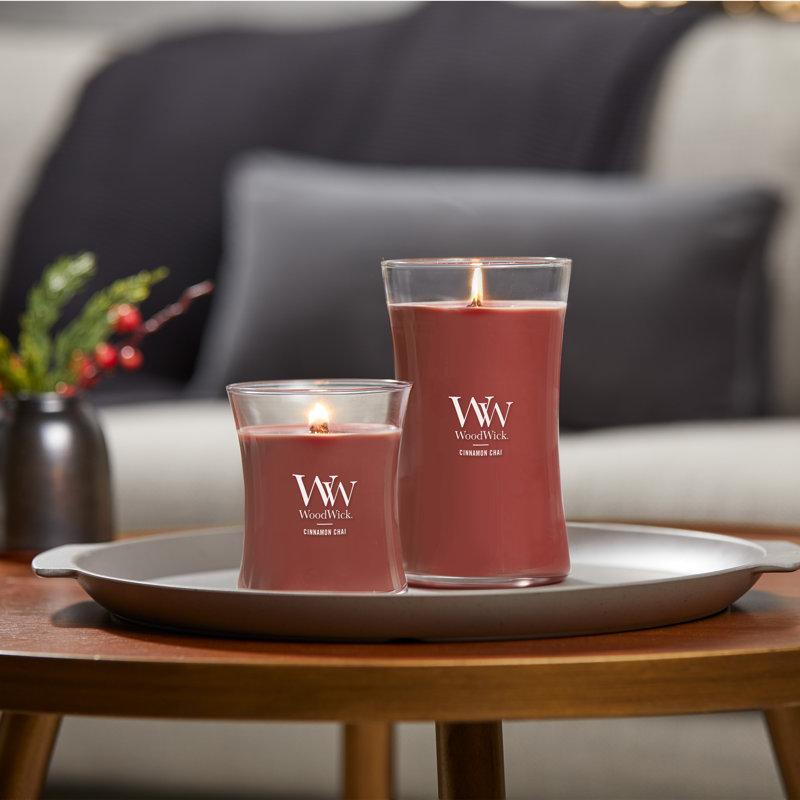 WoodWick Cinnamon Chai Medium Candle & Reviews | Wayfair