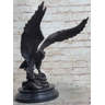 Wildon Home® Life Size Hawk American Bald Eagle Bronze Statue Art Deco ...