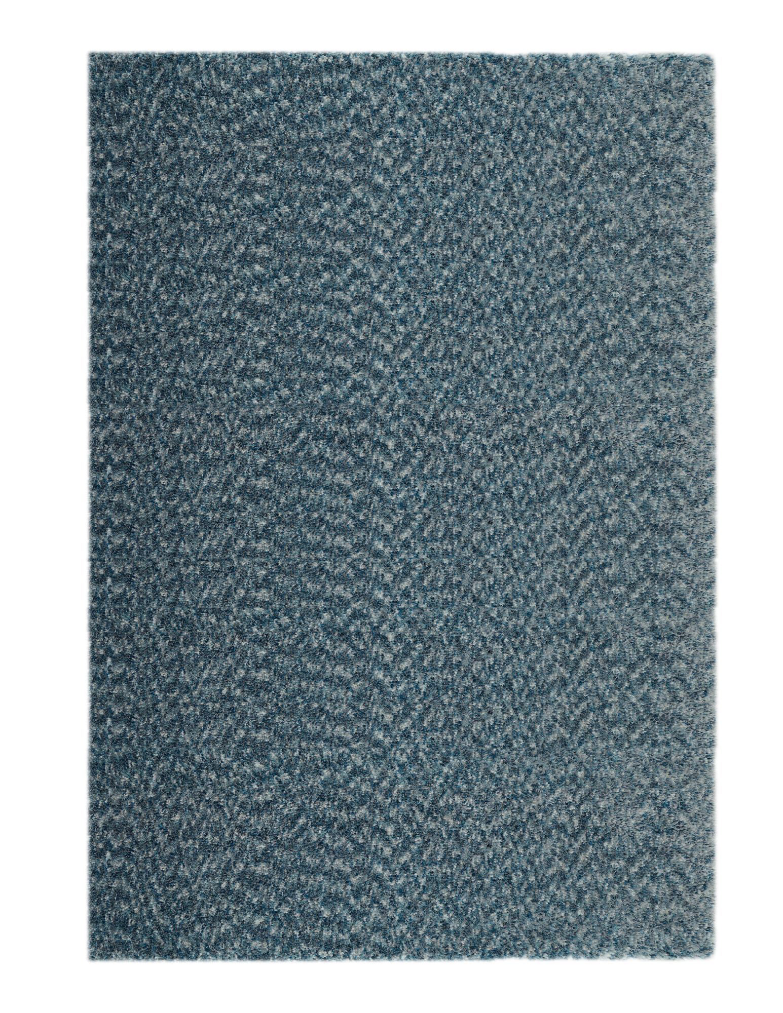 Latitude Run® Burgan Hand Woven Thick Blue Area Rug | Wayfair