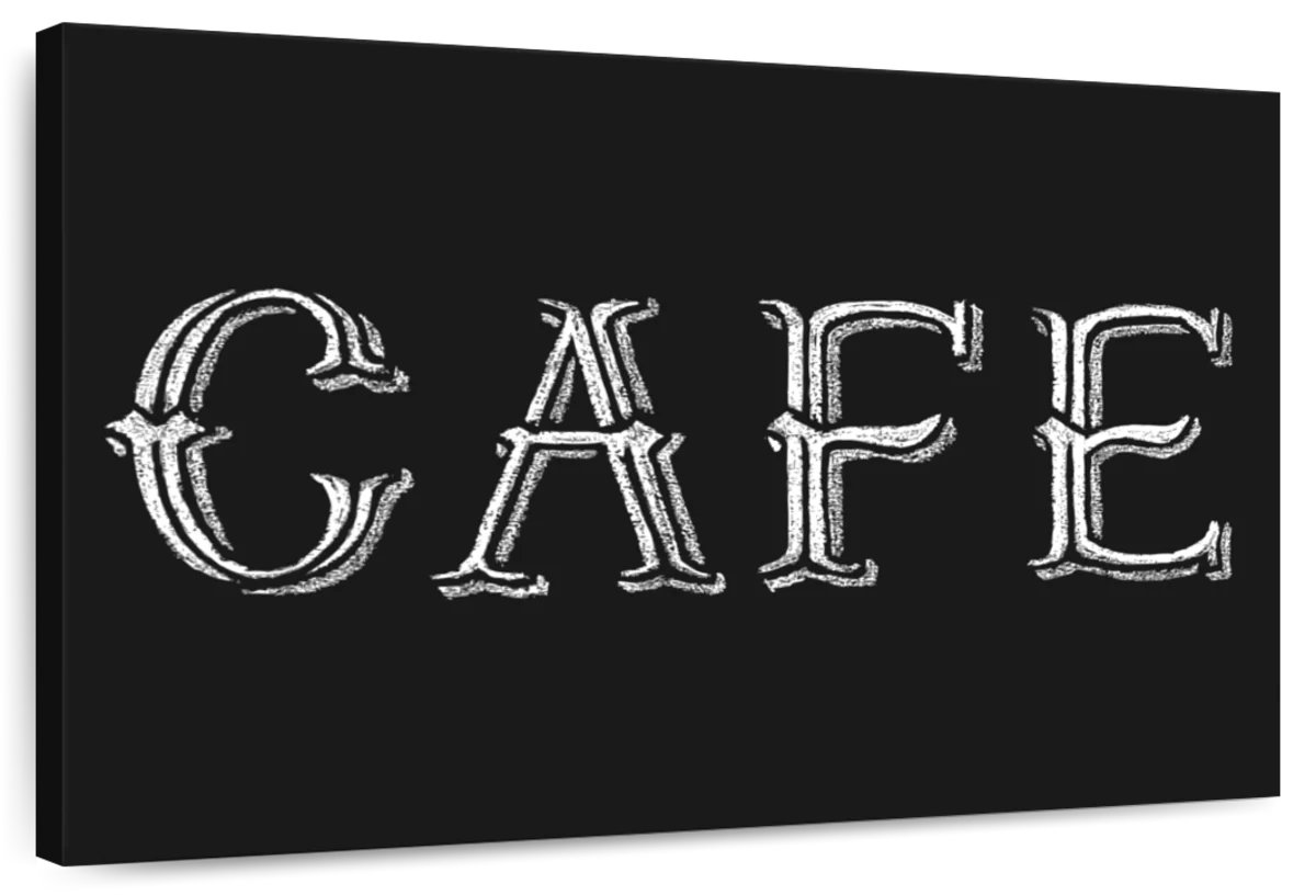 Elephant Stock Blackboard Cafe Typography | Wayfair