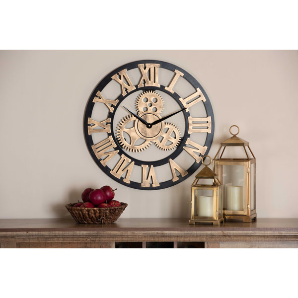 Steelside™ Unwind Wood Wall Clock & Reviews - Wayfair Canada