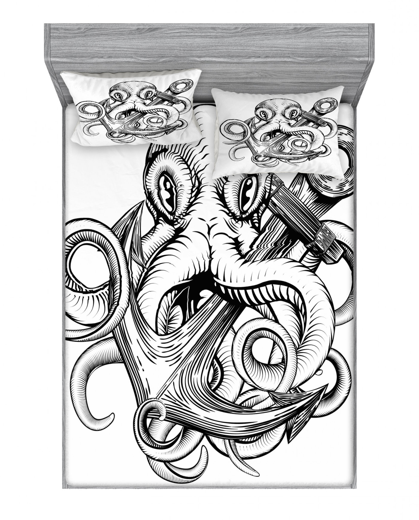 Ambesonne Octopus Sheet Set | Wayfair