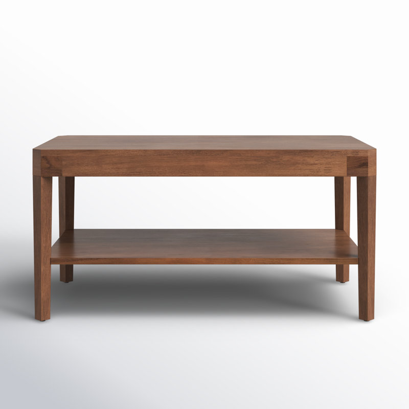 Birch Lane™ Ardentown Solid Wood Frame Coffee Table with Storage ...