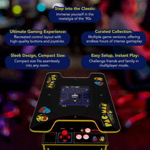 Arcade 1Up Arcade1Up Pac-Man Head-to-Head Black Series Edition Arcade ...