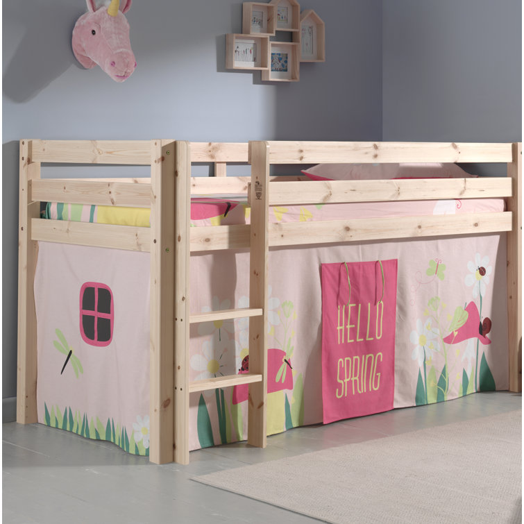 Vipack Pino European Single (90 x 200cm) Mid Sleeper Loft Bed Bed by ...