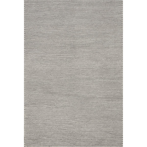 Dakota Fields Handmade Braided Wool Light Gray Rug & Reviews | Wayfair