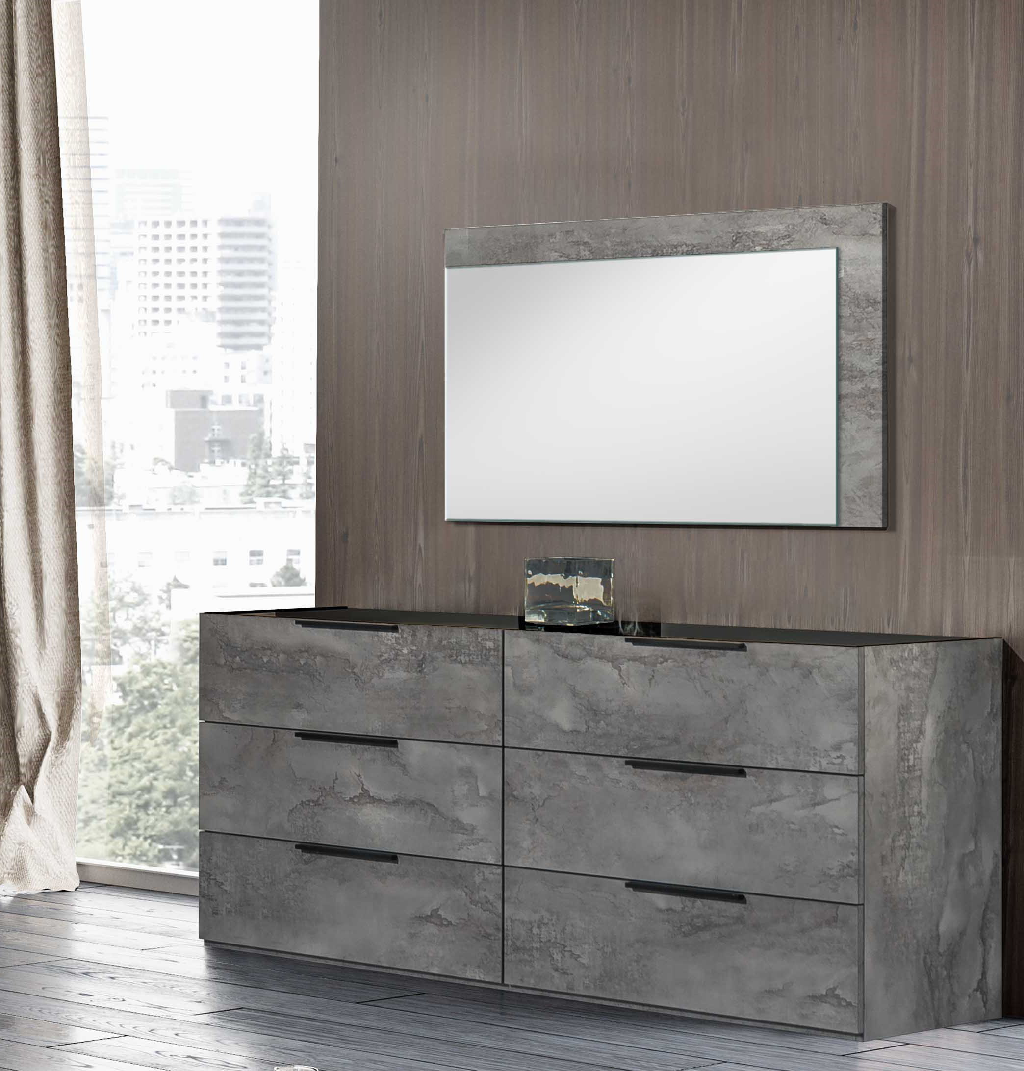 VIG Furniture Ferrara - Modern Volcano Oxide Grey Mirror - Wayfair Canada