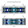 Wade Logan® 5.5"H Pub Style Stained Glass Window Panel & Reviews | Wayfair