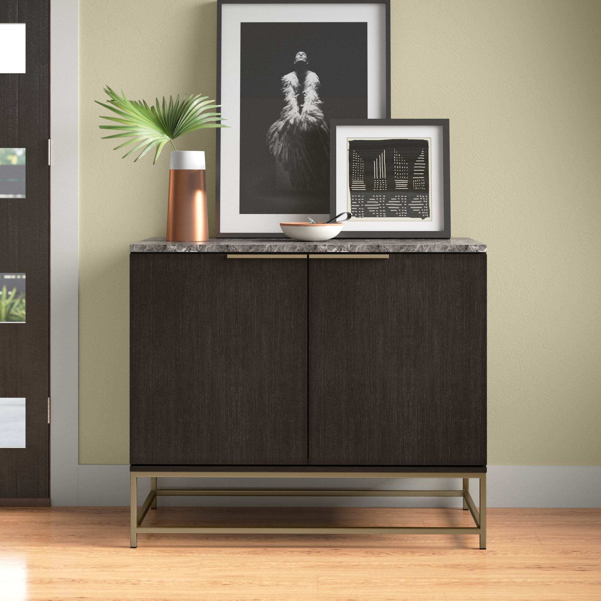 Corrigan Studio® Saidie 35.5'' Wide Sideboard & Reviews | Wayfair