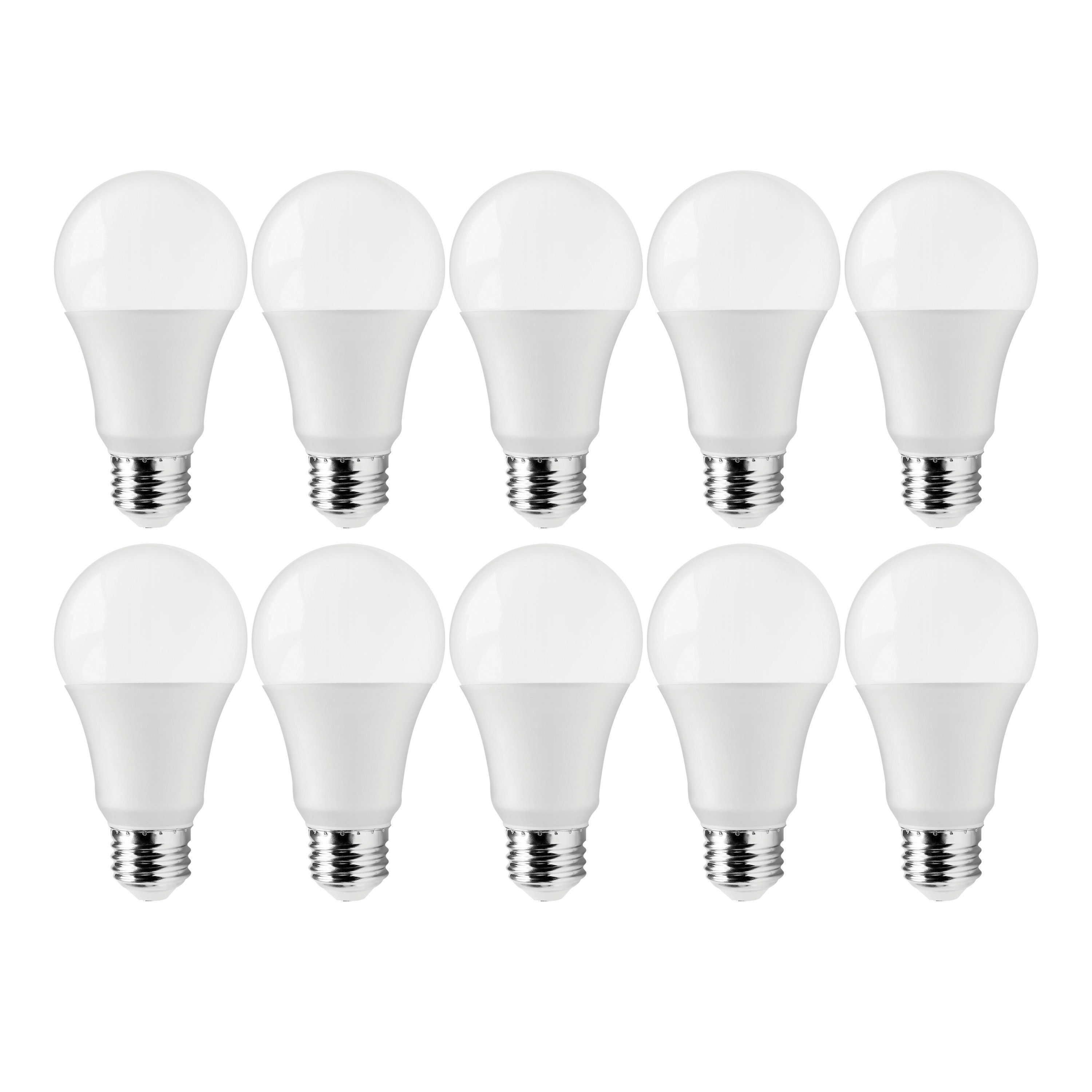 Satco 12 Watt (75 Watt Equivalent), A19 LED, Non-Dimmable Light Bulb ...
