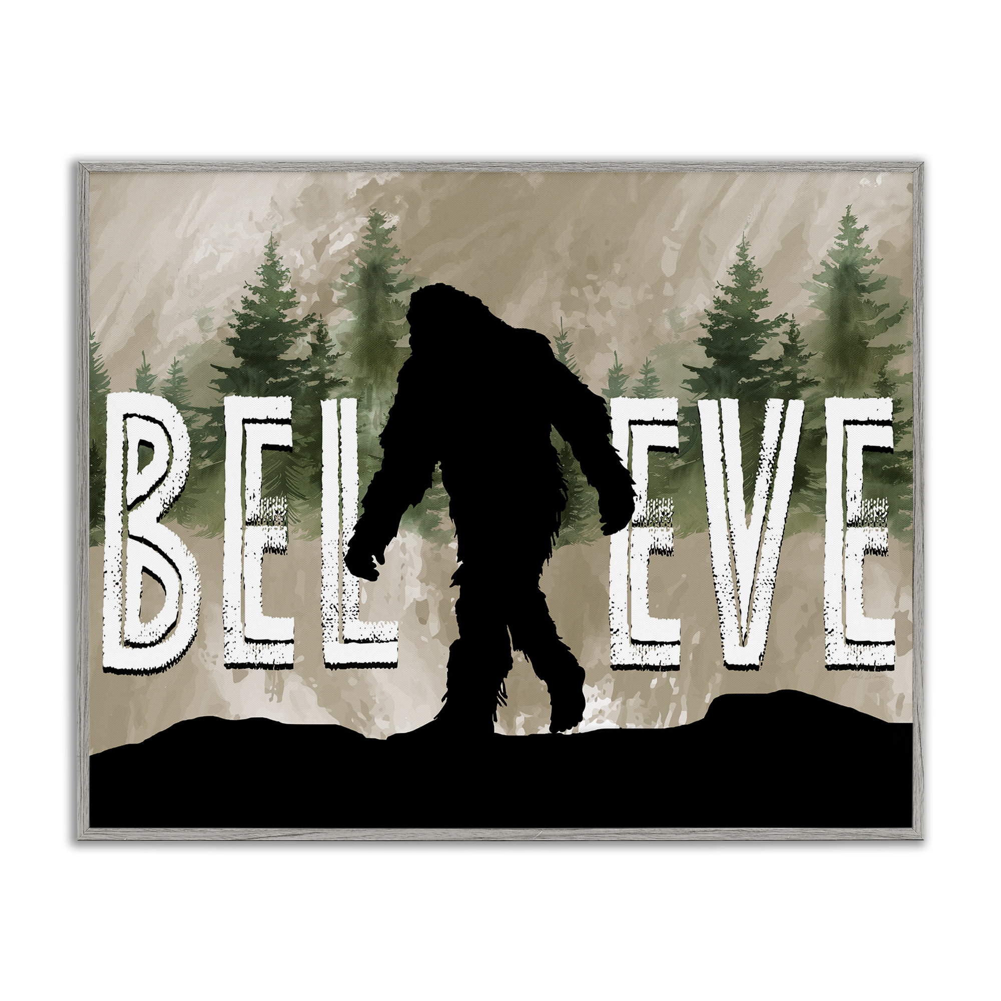 Union Rustic Believe Rustic Mythical Creature Framed Giclee, design by ...