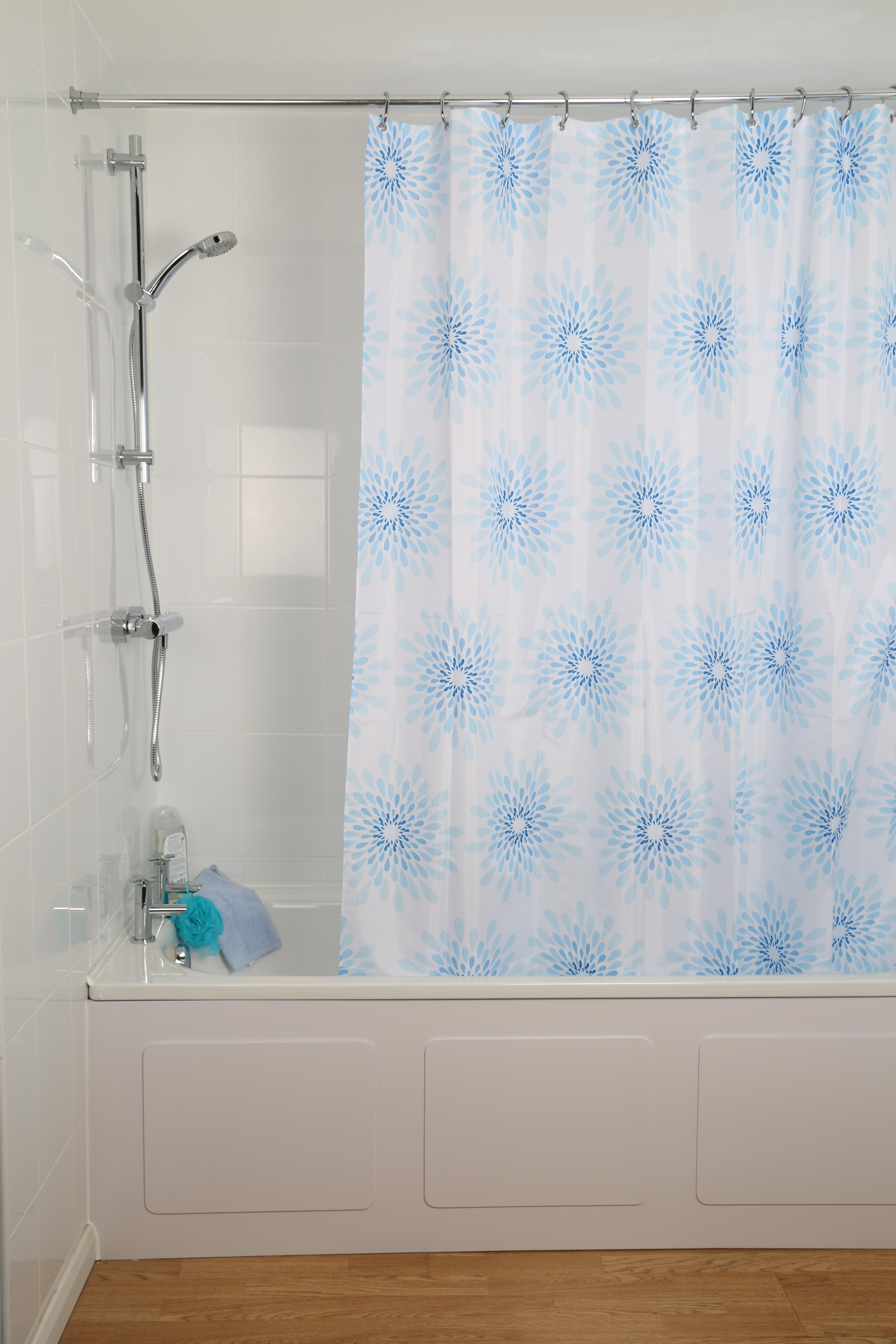 Highland Dunes Altieri Splash Textile Single Shower Curtain | Wayfair
