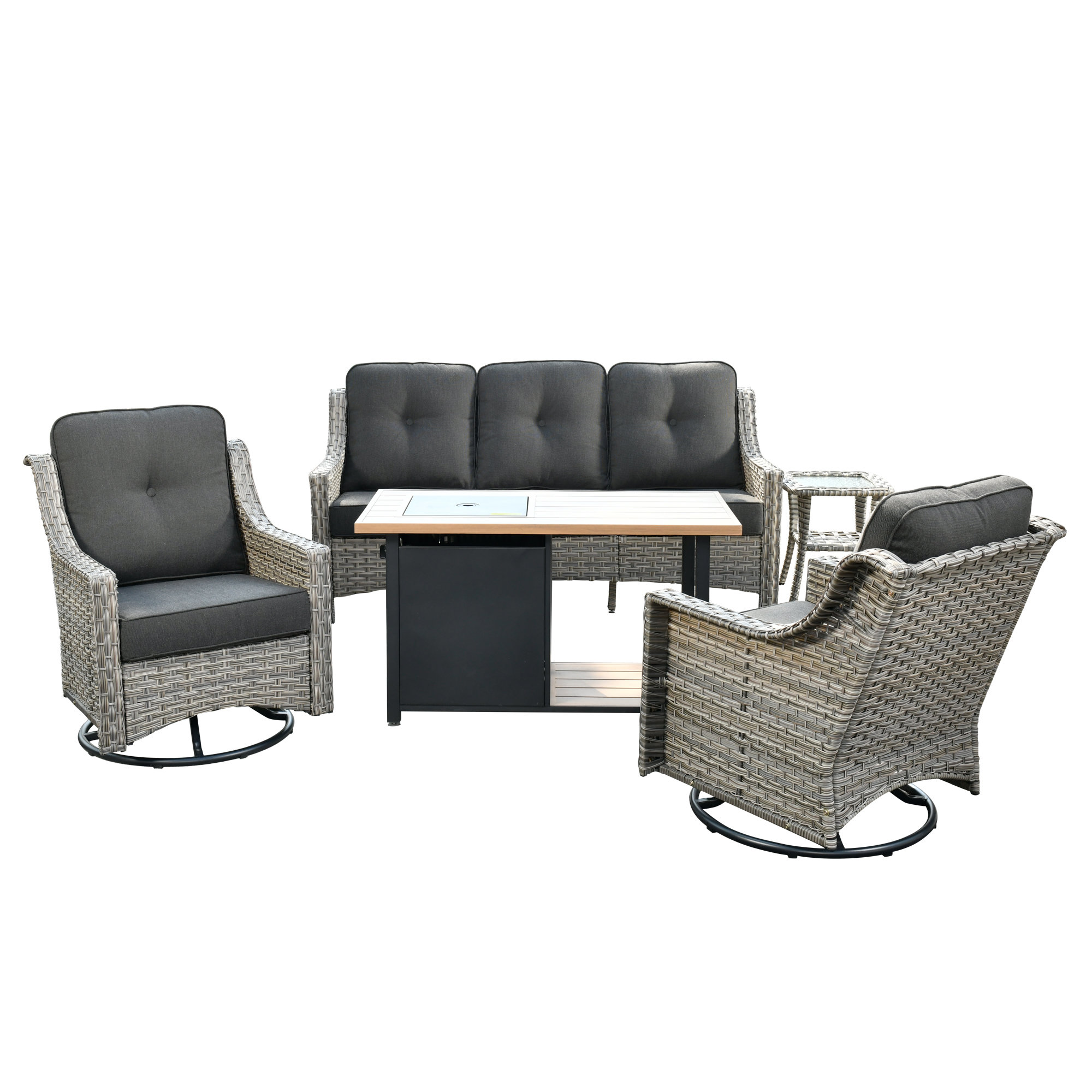 SOAO.S 5 - Person Outdoor Seating Group with Cushions | Wayfair