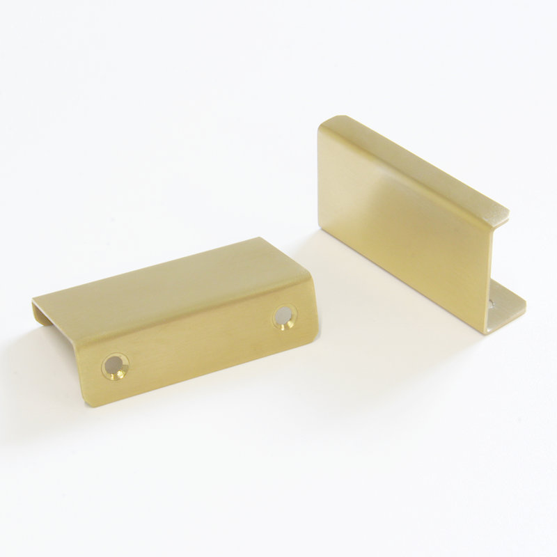 RCH Supply Company Stainless Steel Modern Industrial Finger Edge Pull ...