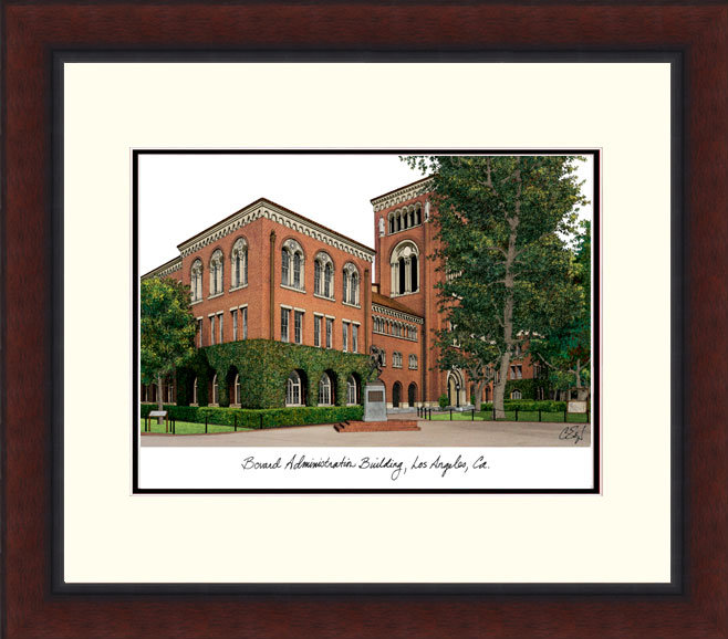 Campus Images NCAA USC TROJANS Legacy Alumnus Lithograph Picture Frame ...