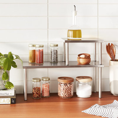 Orren Ellis Gaspard Steel Cabinet Shelving Rack & Reviews | Wayfair