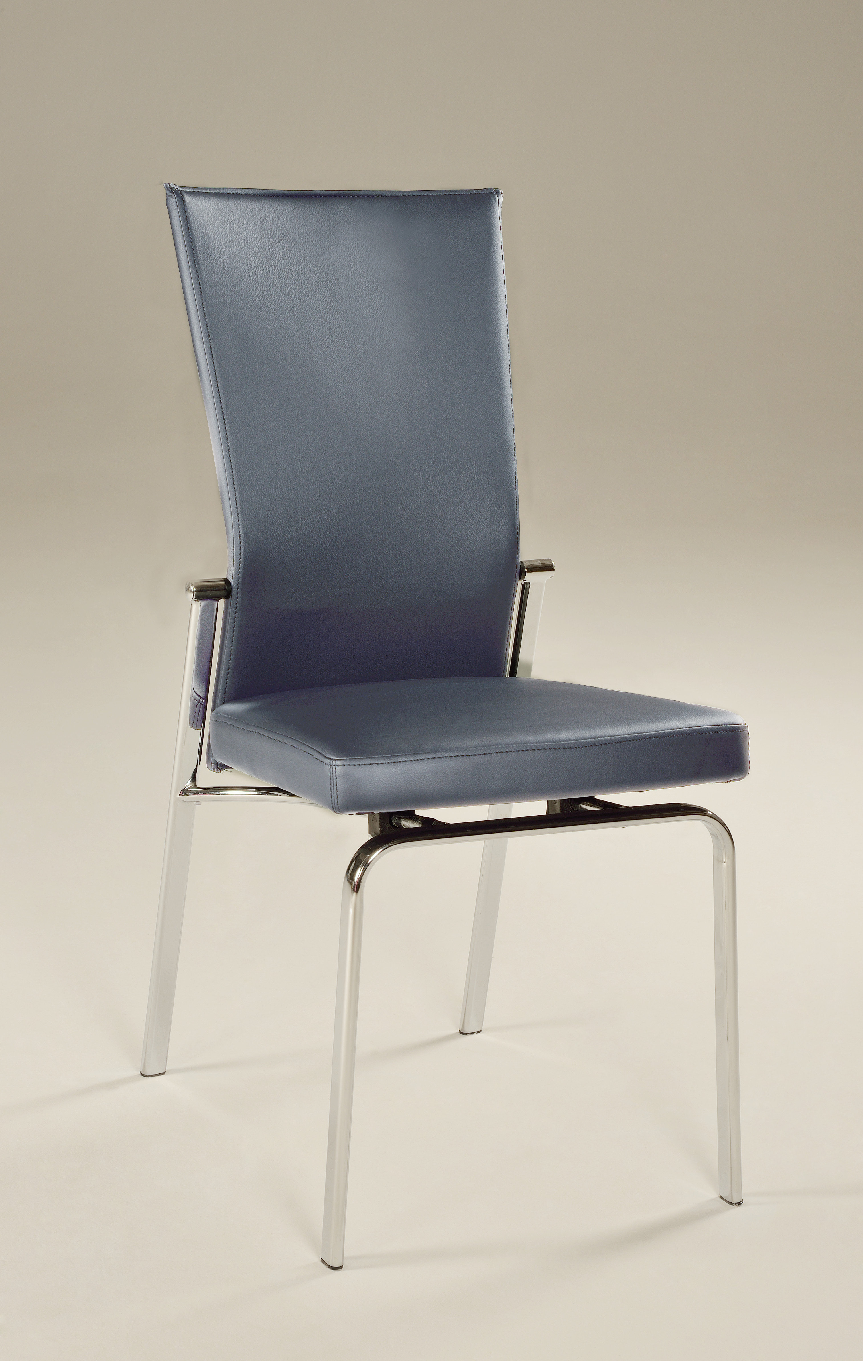 Wade Logan Charline Contemporary Motion-Back Side Chair w/ Brushed ...