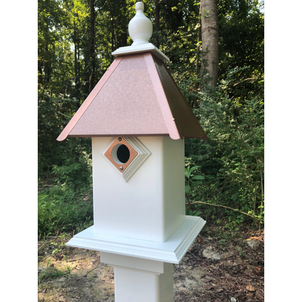 Post Mounted Bird Houses You'll Love | Wayfair