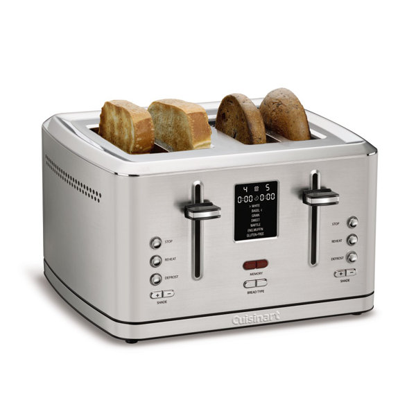 Cuisinart 4-Slice Digital Toaster with Memory set & Reviews | Wayfair