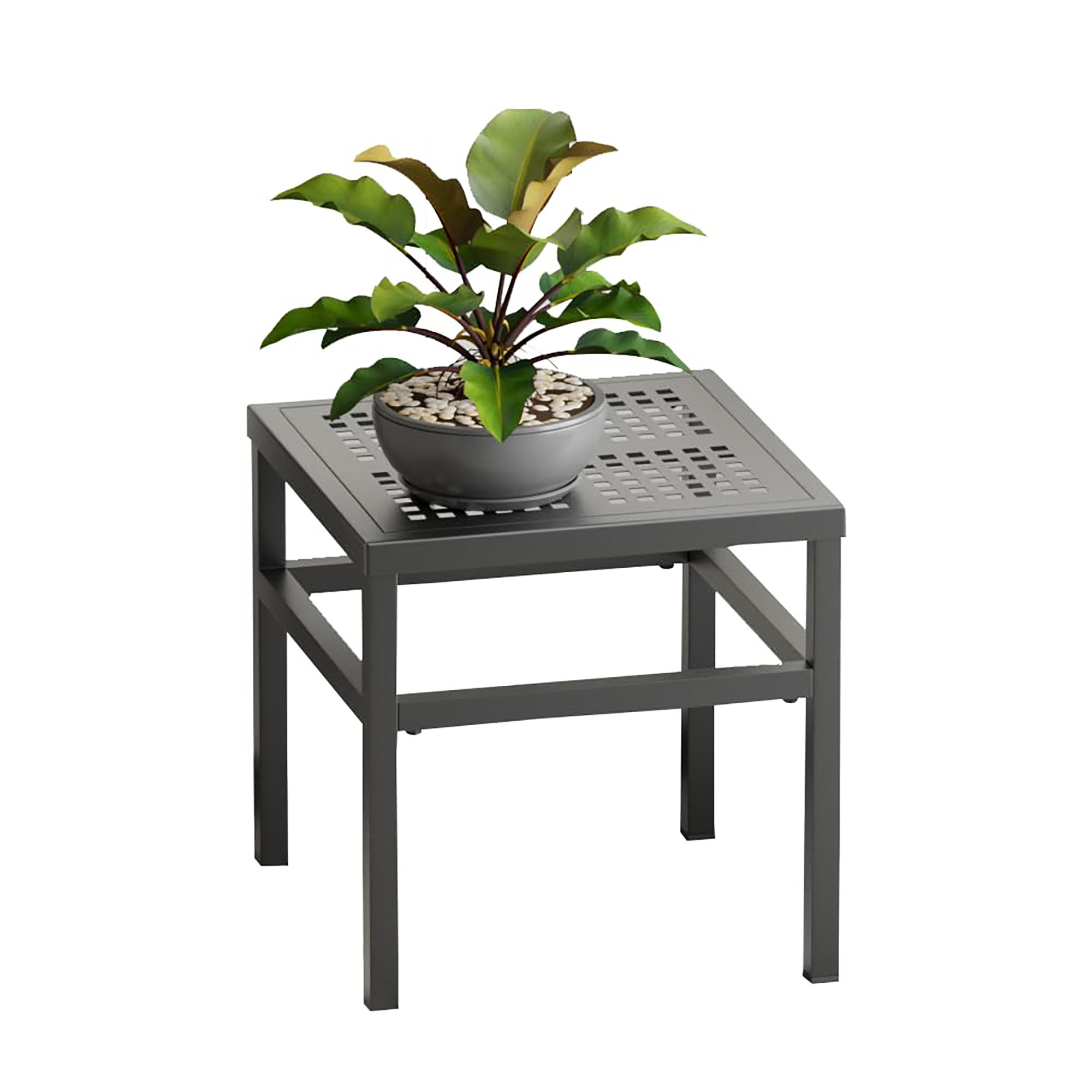Wrought Studio™ Indoor/Outdoor Extra-Sturdy Aluminum Plant Stand | Wayfair