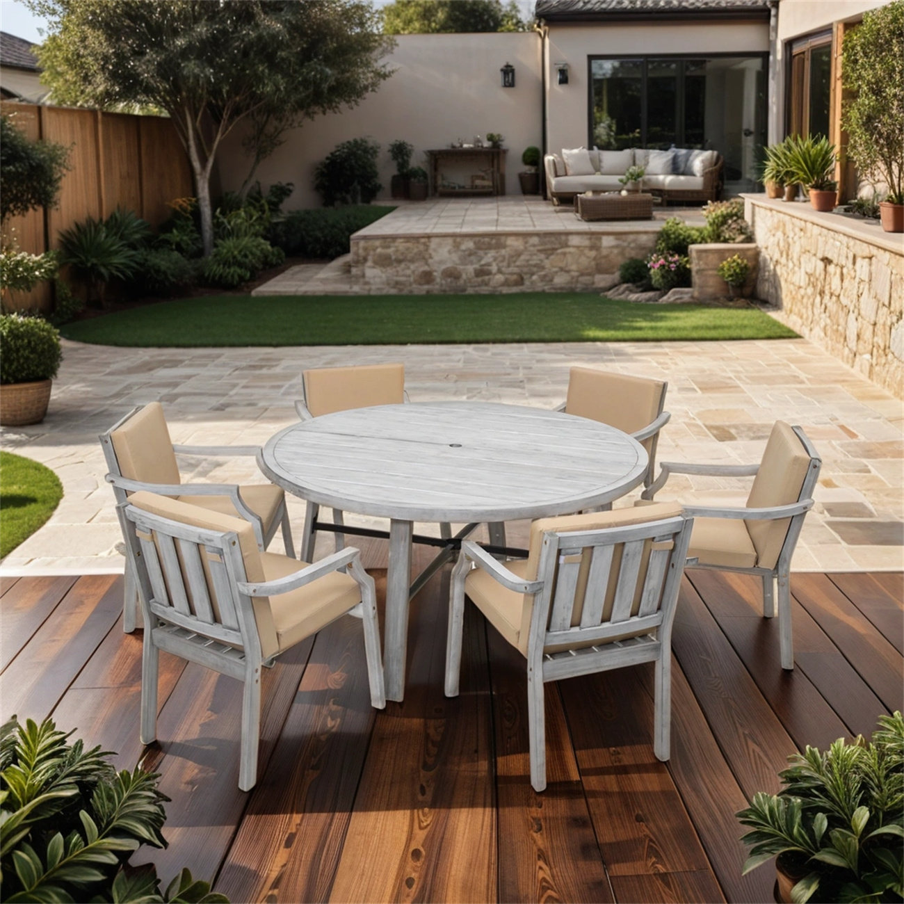 Hokku Designs Ziden 60 L x 60 W Dining Set | Wayfair