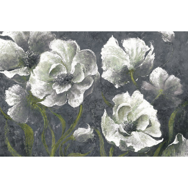 Marlow Home Co. Gloom Flowers - Wrapped Canvas Painting | Wayfair.co.uk